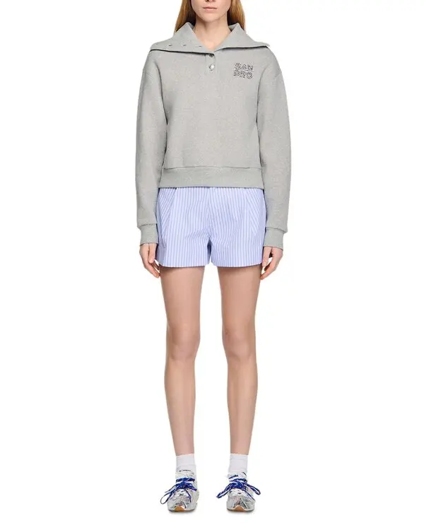 Sandro Fleece Sweatshirt