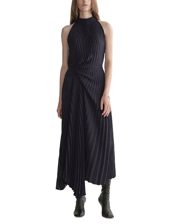 A.L.C. Simona Pleated Midi Dress