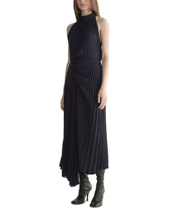 A.L.C. Simona Pleated Midi Dress