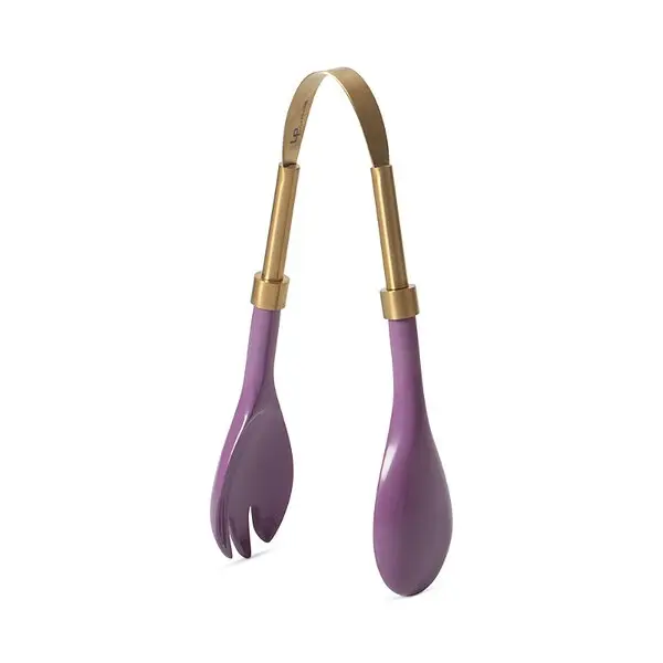 LULU POWERS Resin Server Tongs - Lilac