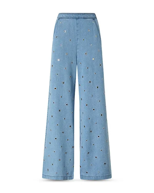 Pinko Stiratrici Chambray Pants