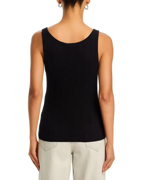 MOTHER The Runner Up Tank Top - Black