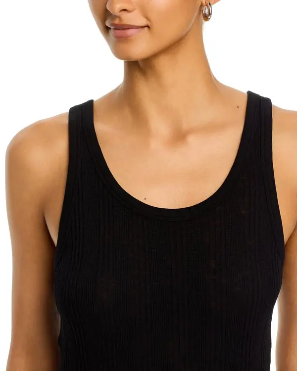 MOTHER The Runner Up Tank Top - Black