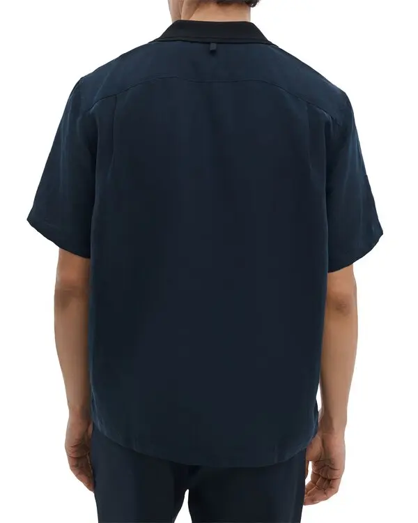 Rag & Bone Avery Slub Shirt - Navy