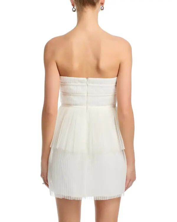 Bcbgmaxazria Kristen Mini Dress - Snow White