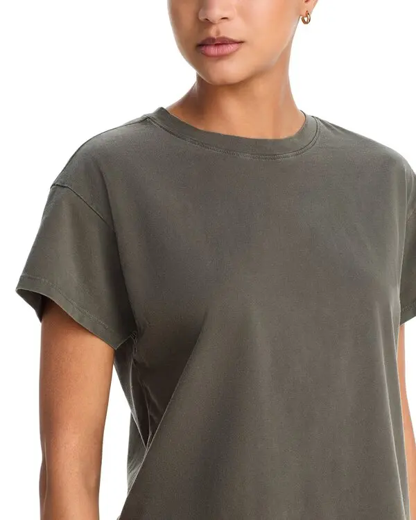 Rag & Bone Distressed Washed Tee - Slate