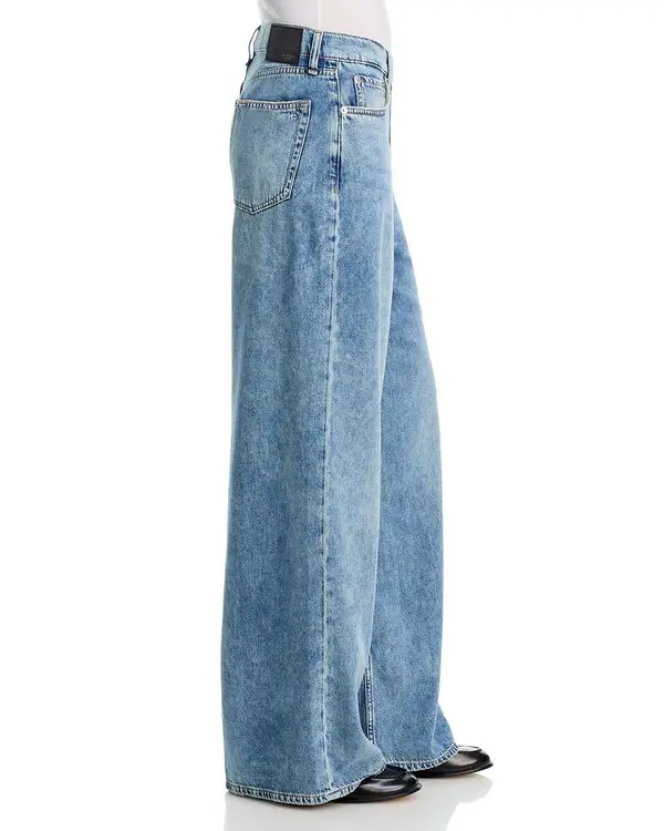 Rag & Bone Featherweight Sofie High-rise Wide-leg Jeans - Amalfi