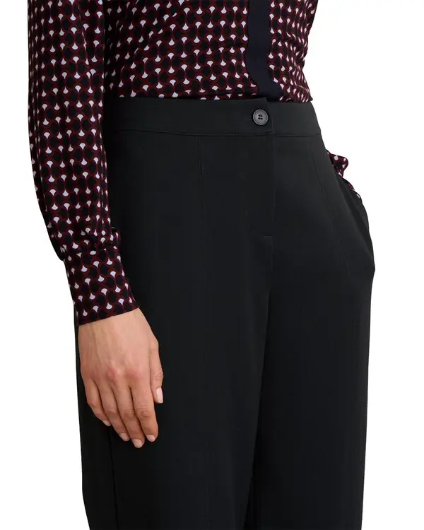 HOBBS LONDON Martine Wide Leg Trousers - Black