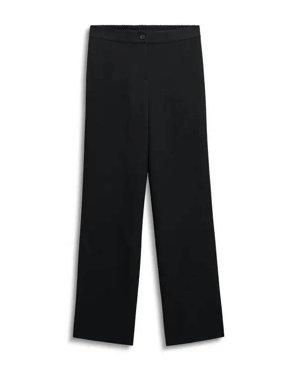 HOBBS LONDON Martine Wide Leg Trousers - Black