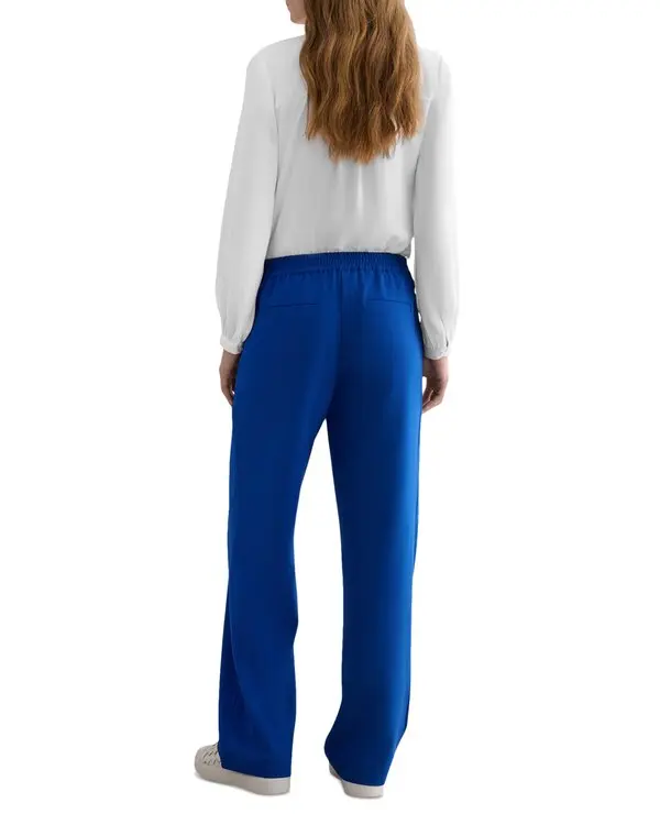 HOBBS LONDON Martine Wide Leg Trousers - True Blue