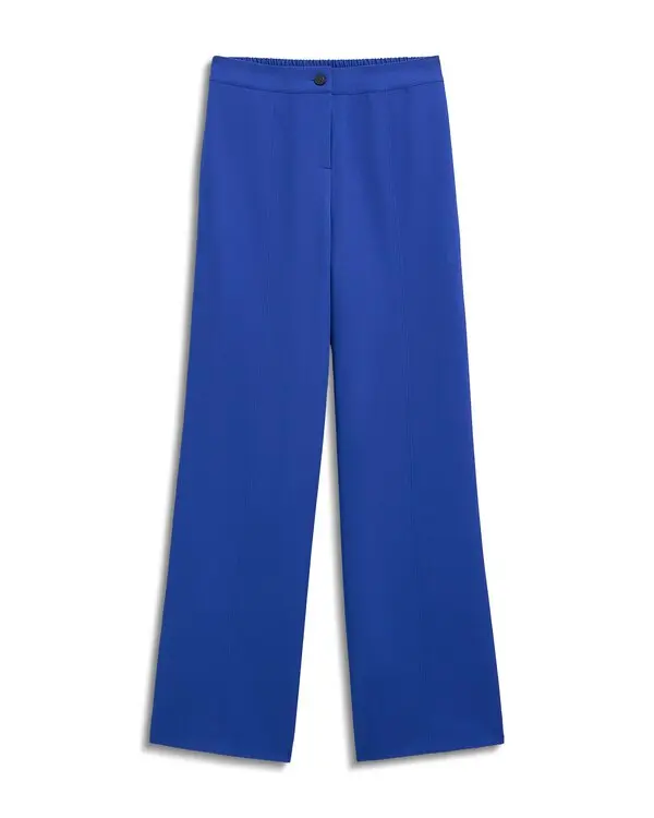 HOBBS LONDON Martine Wide Leg Trousers - True Blue