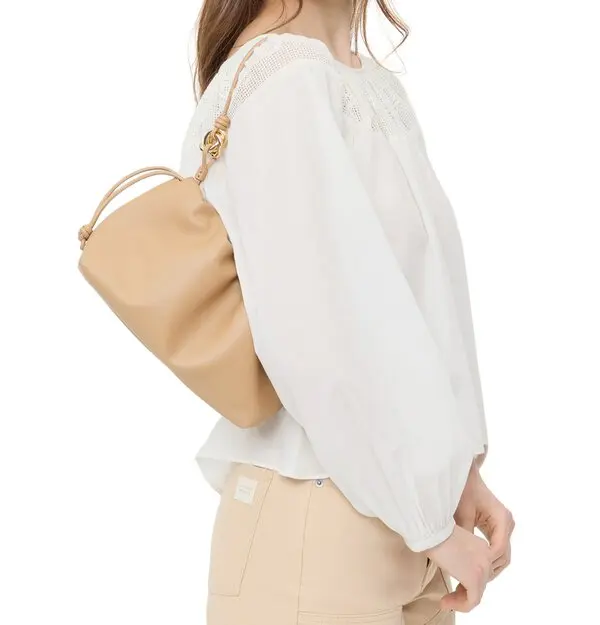 LOEFFLER RANDALL Kira Multi Ring Dumpling Pouch - Khaki