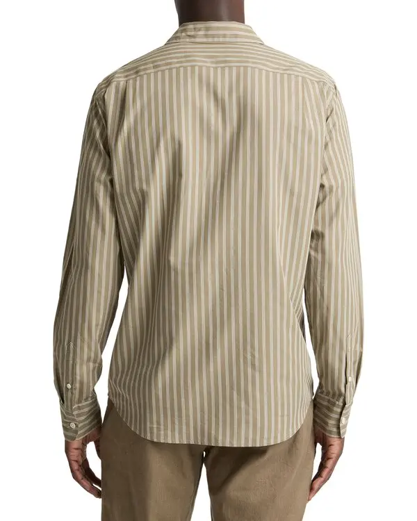 Vince Tryon Stripe French Placket Shirt