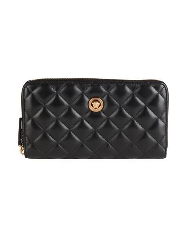 Versace Wallet Lambskin - Black