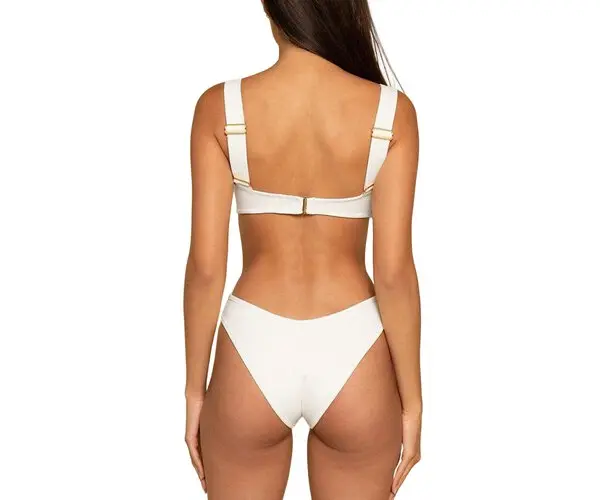 MONTCE Lulu Bikini Bottoms - Cream Rib