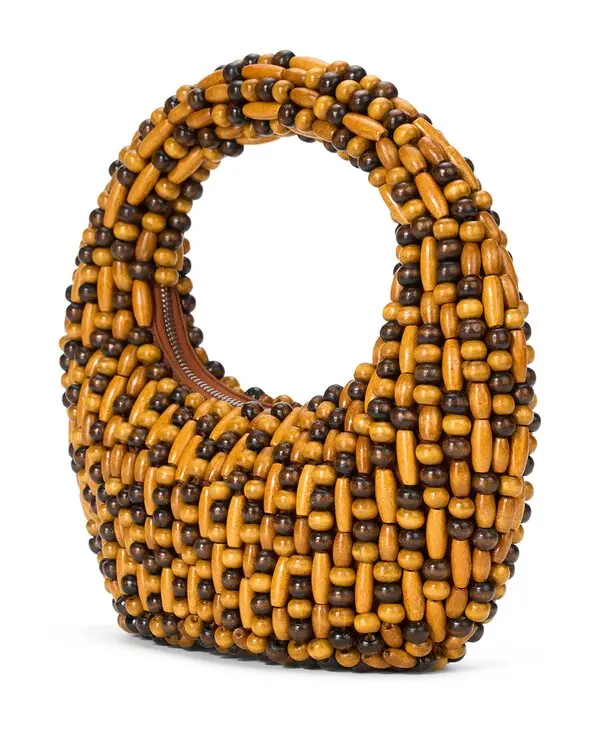 Staud Reef Bag - Multi Wood
