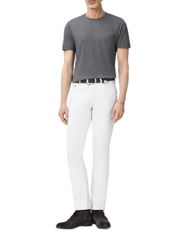 John Varvatos Bale Burnout Short Sleeve T-shirt - Flagstone