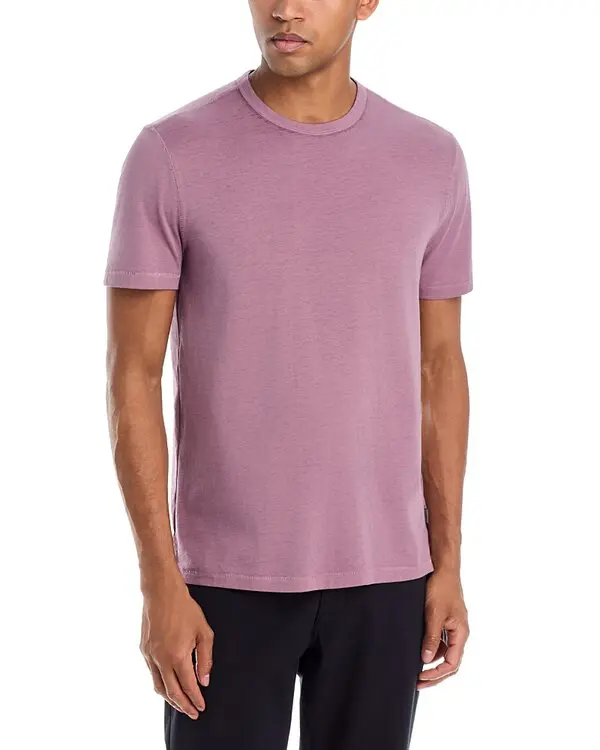 John Varvatos Bale Burnout Short Sleeve T-shirt - Purple Sand