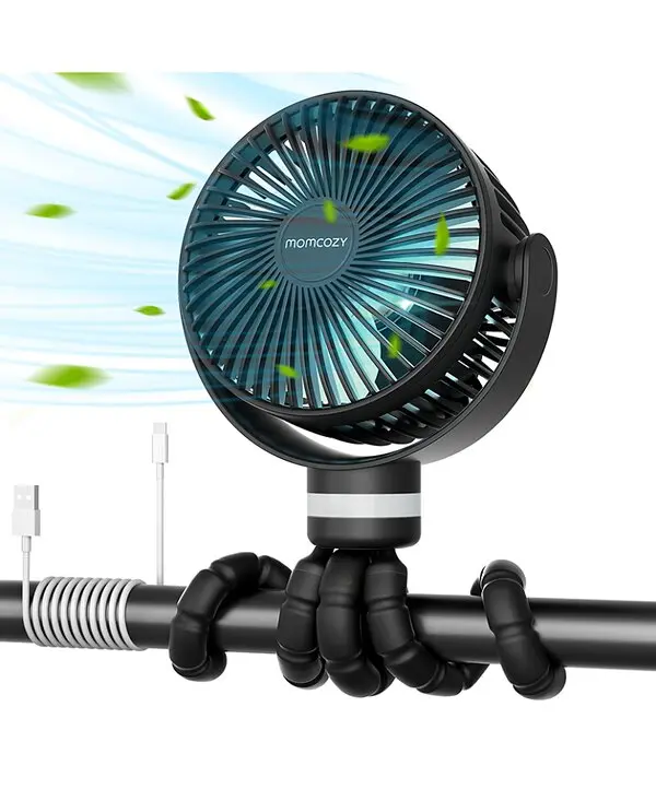 MOMCOZY Usb Rechargeable Handheld Cooling Fan For Travel