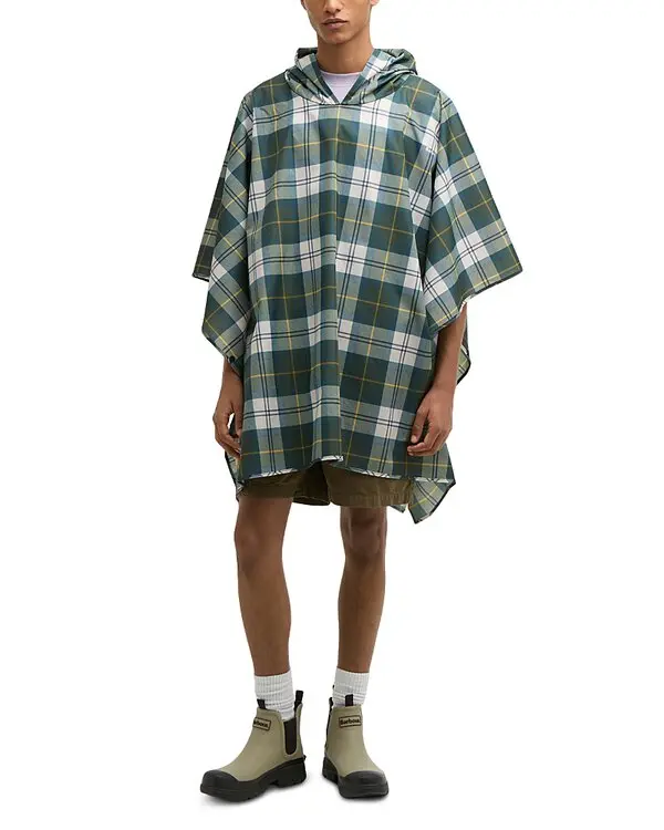 Barbour Tartan Hooded Poncho - Ancient Tartan
