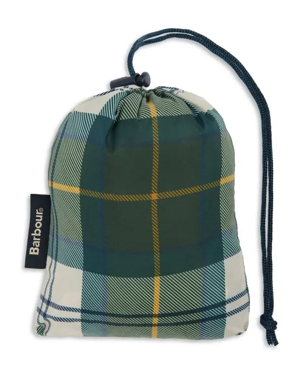 Barbour Tartan Hooded Poncho