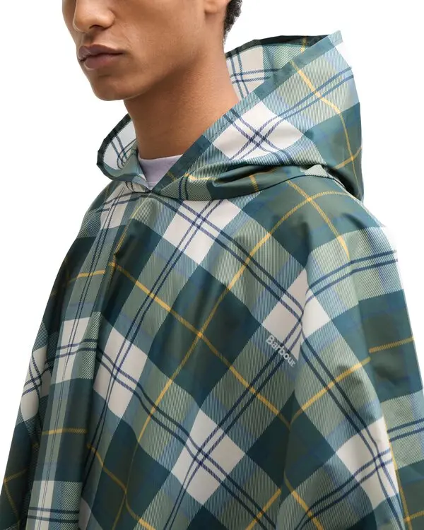 Barbour Tartan Hooded Poncho