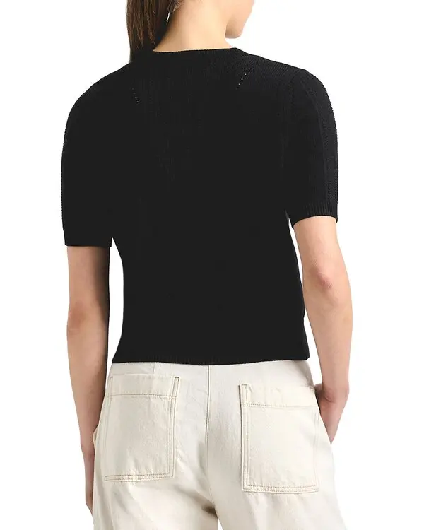 Derek Lam 10 Crosby Serenea Pointelle Sweater