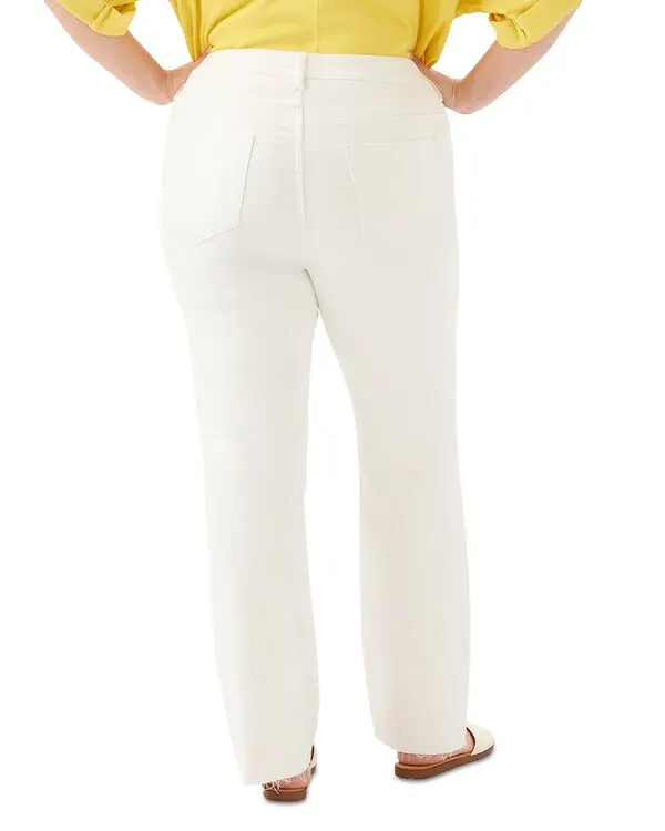 Karen Kane Raw Hem Straight Jeans