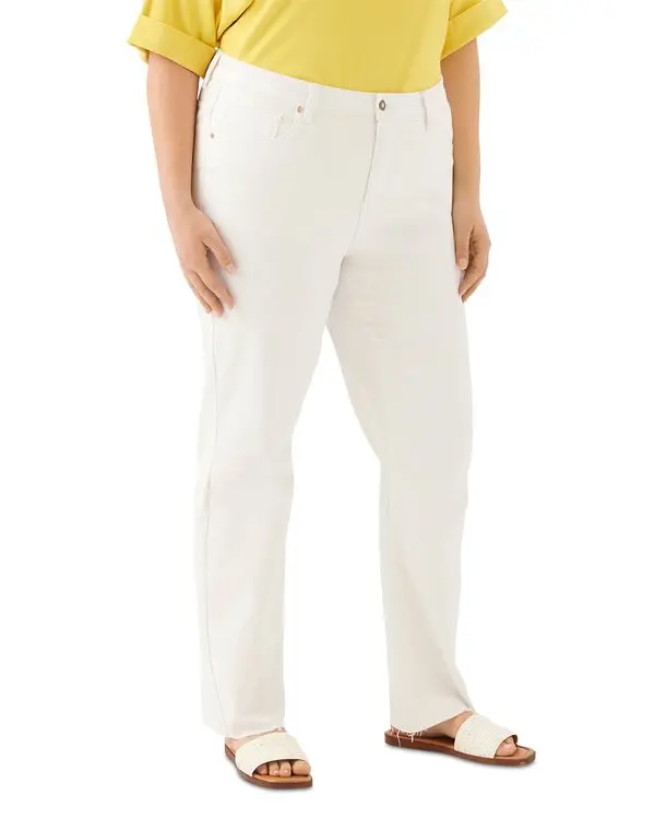 Karen Kane Raw Hem Straight Jeans