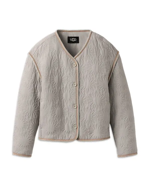 UGG Sun Quilted Jacket - Light Grey