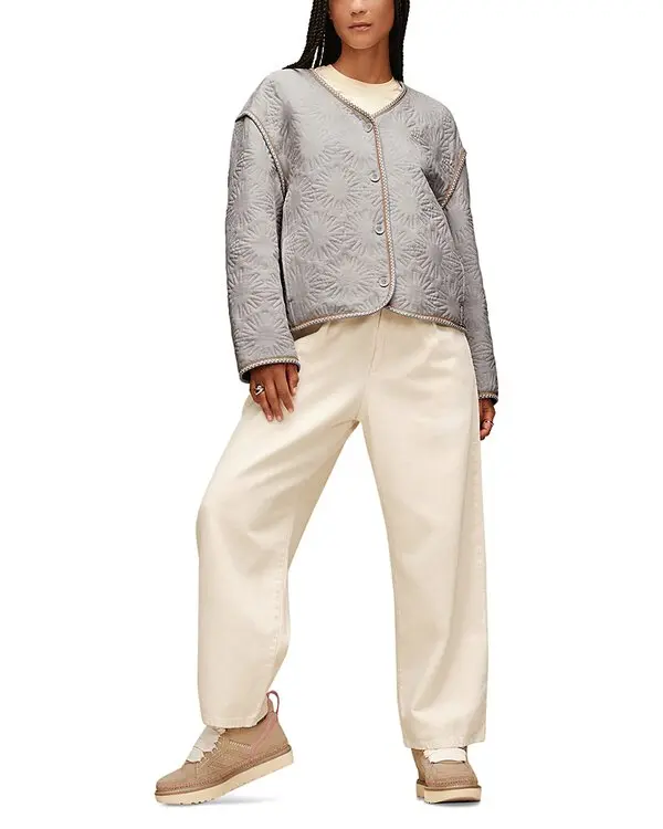 UGG Sun Quilted Jacket - Light Grey