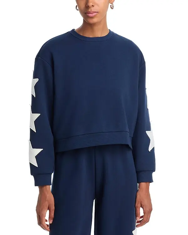 Vintage Havana Reverse Terry Crewneck Sweatshirt - Navy