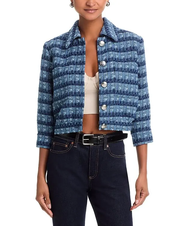 L'Agence Jia Crop Jacket