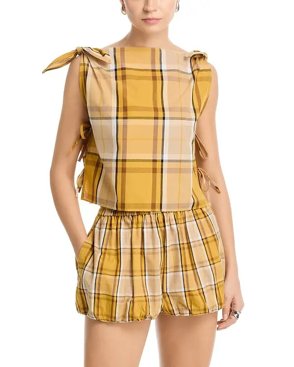 Sea Copeland Plaid Top