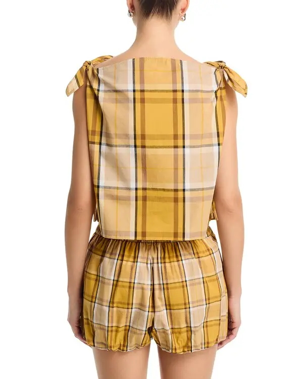 Sea Copeland Plaid Top