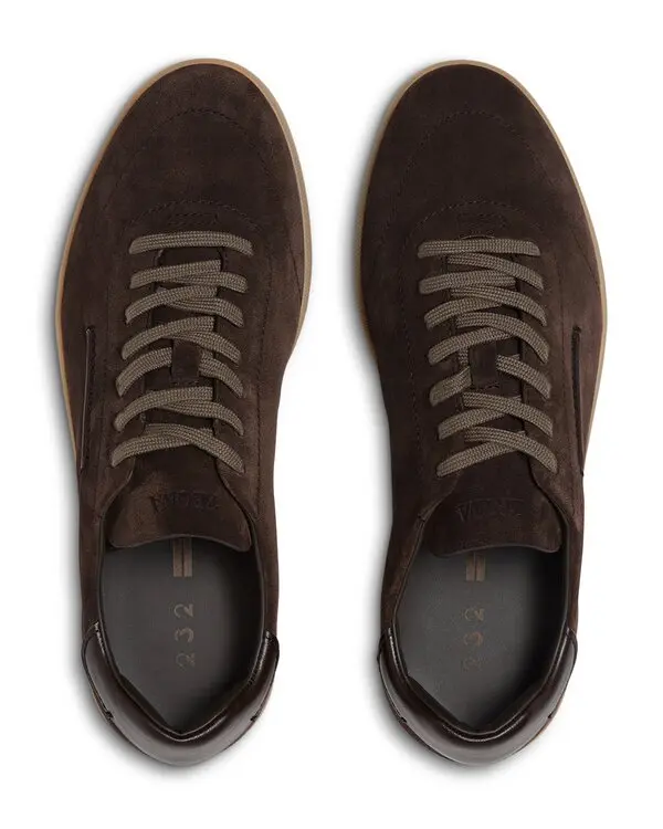 Zegna 232 Suede Sneakers - Dark Brown