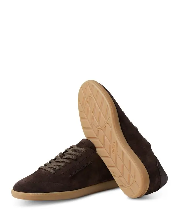 Zegna 232 Suede Sneakers - Dark Brown