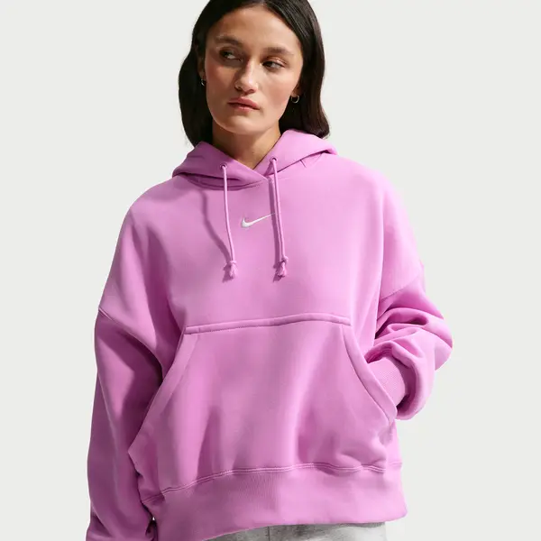 Nike Sportswear Phoenix Fleece Over-oversized Pullover Hoodie - Purple