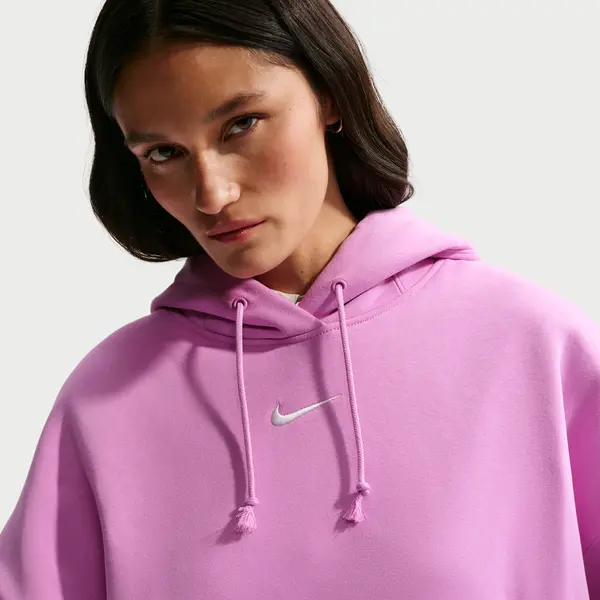 Nike Sportswear Phoenix Fleece Over-oversized Pullover Hoodie - Purple