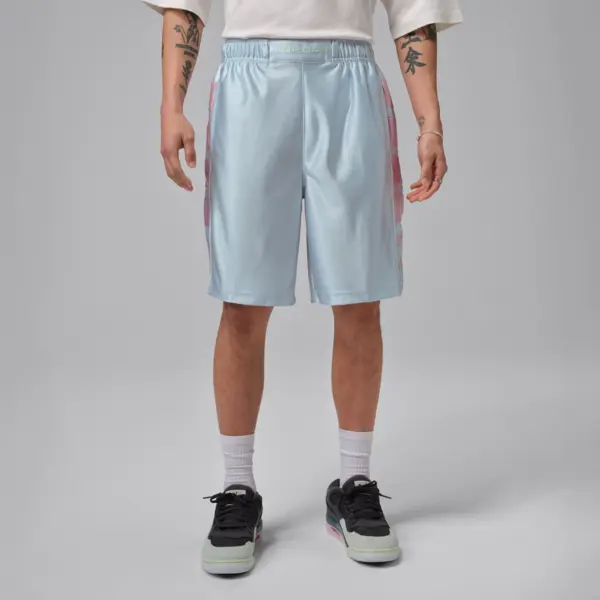 JORDAN Brooklyn Cat Scratch Shorts - Blue