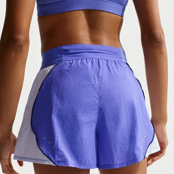 Nike Swift Repel High-waisted Brief-lined Running Shorts - Blue
