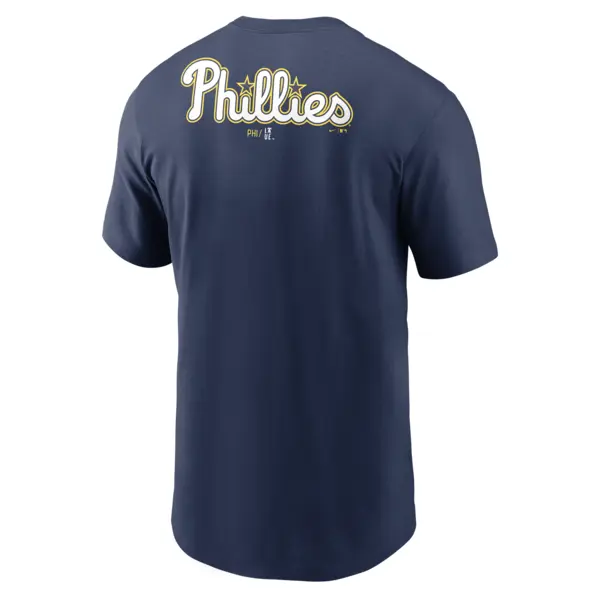 Nike Philadelphia Phillies City Connect 2-hit Mlb T-shirt - Blue