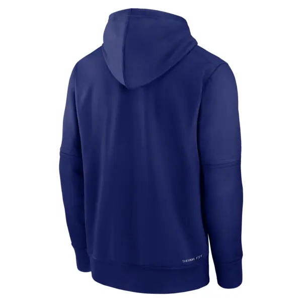Nike Texas Rangers Authentic Collection Therma Mlb Pullover Hoodie - Blue