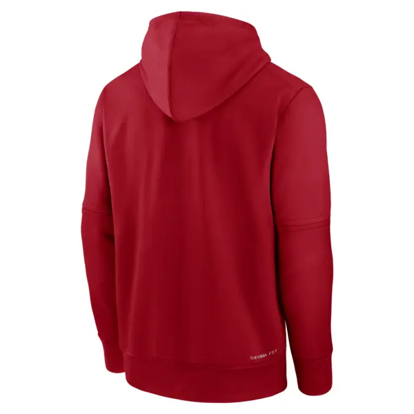 Nike Los Angeles Angels Authentic Collection Therma Mlb Pullover Hoodie - Red