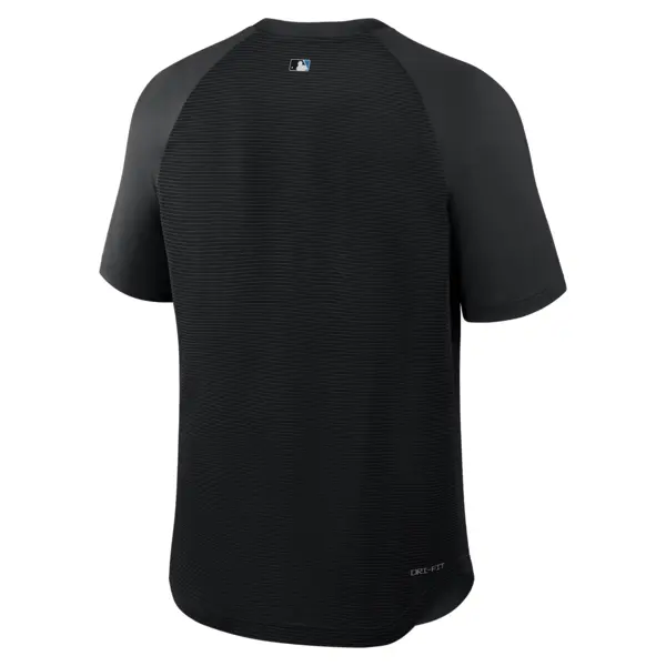 Nike Miami Marlins Authentic Collection Batting Practice Pregame Mlb Top - Black