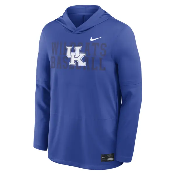 Nike Kentucky Dugout Dri-fit College Long-sleeve Hooded Top - Blue