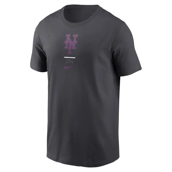 Nike New York Mets City Connect 2-hit Mlb T-shirt - Grey