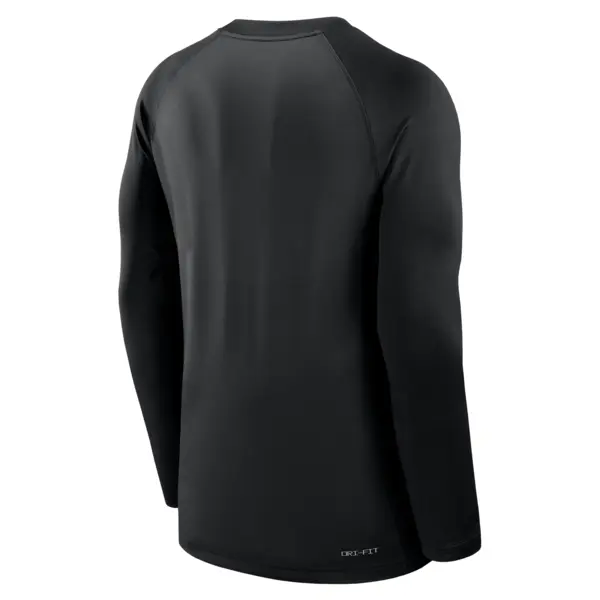 Nike Oregon Dugout Game Time Dri-fit College Long-sleeve T-shirt - Black