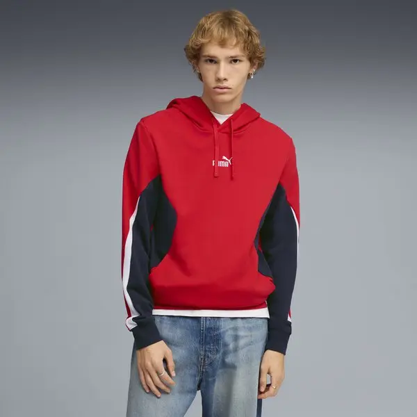 PUMA Essentials Block Hoodie - Red