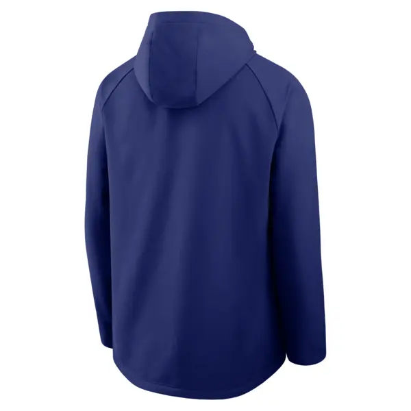 Nike Texas Rangers Authentic Collection Therma-fit Mlb Full-zip Hooded Jacket - Blue
